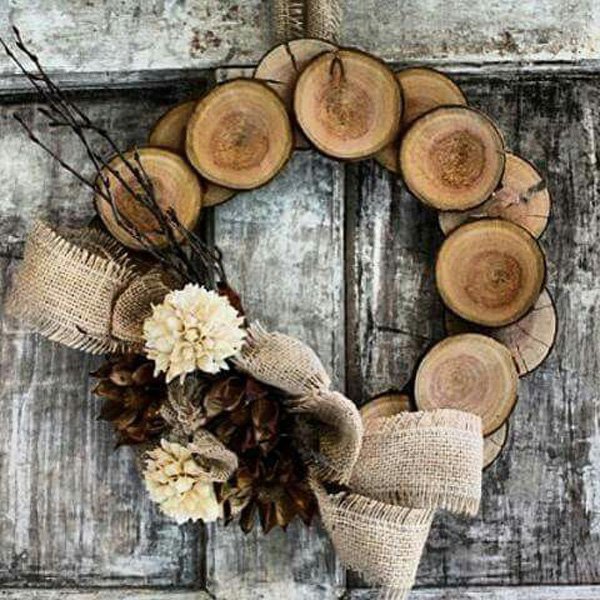 30+ Απίθανες DIY Ιδέες από φέτες ξύλου | Τεχνοτροπίες Και Διακόσμηση
