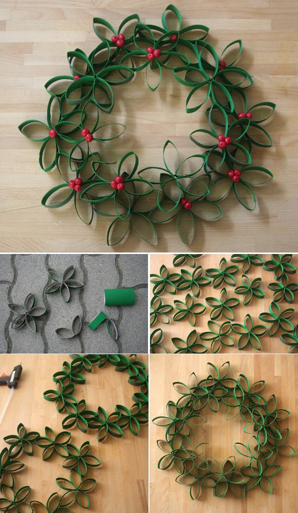 30+ Υπέροχα DIY Χριστουγεννιάτικα Στεφάνια | Τεχνοτροπίες Και Διακόσμηση