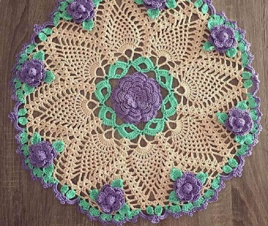 DIY πλεκτά χαλάκια με λουλούδια για μια ρομαντική πινελιά στο σπίτι σας ...