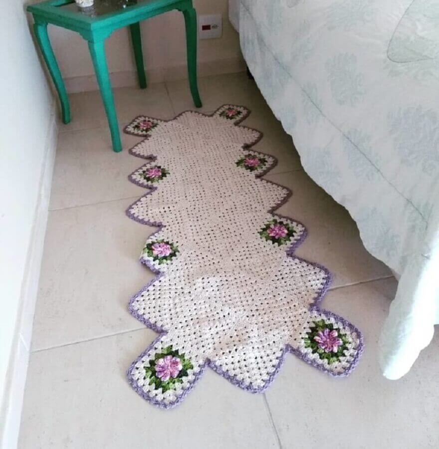 DIY πλεκτά χαλάκια με λουλούδια για μια ρομαντική πινελιά στο σπίτι σας ...
