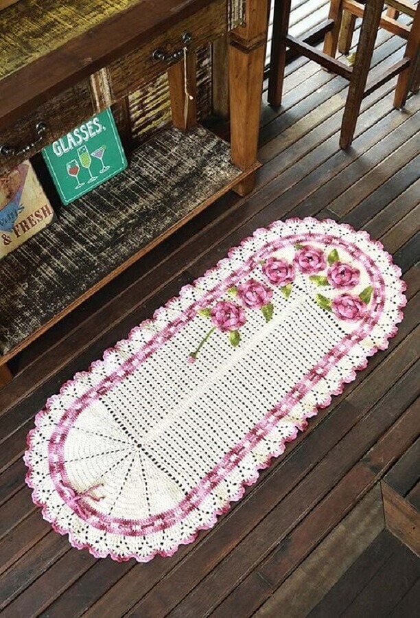 DIY πλεκτά χαλάκια με λουλούδια για μια ρομαντική πινελιά στο σπίτι σας ...