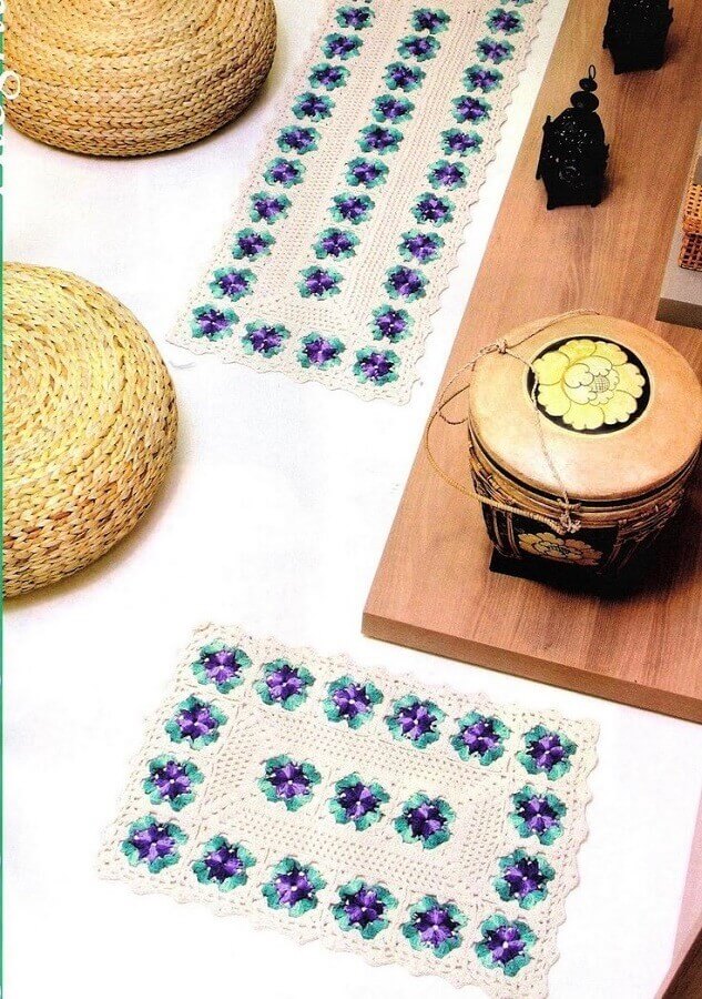 DIY πλεκτά χαλάκια με λουλούδια για μια ρομαντική πινελιά στο σπίτι σας ...