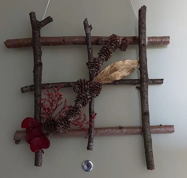 20 DIY ιδέες πανέμορφων φυσικών παραθύρων με ξύλο από κλαδάκια ...