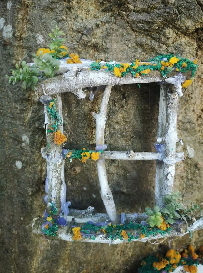 20 DIY ιδέες πανέμορφων φυσικών παραθύρων με ξύλο από κλαδάκια ...