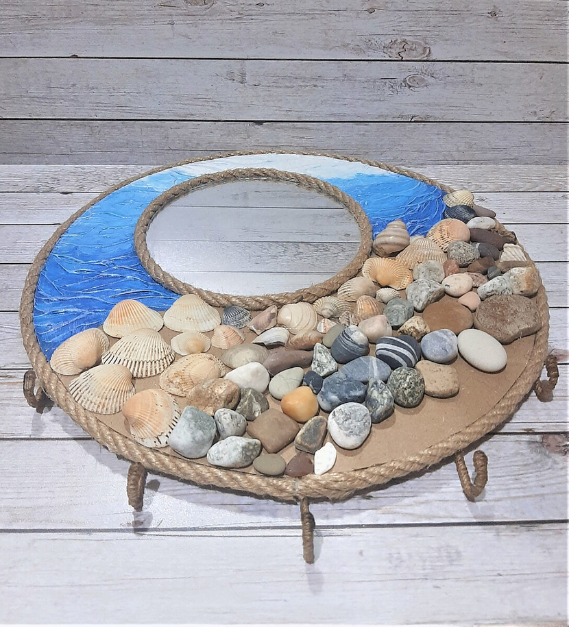 DIY Διακόσμηση με Πέτρες και Κοχύλια11 | Τεχνοτροπίες Και Διακόσμηση